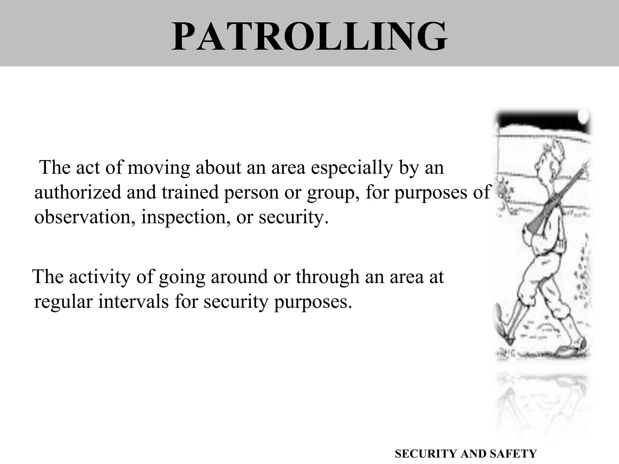 PATROLLING | PPT
