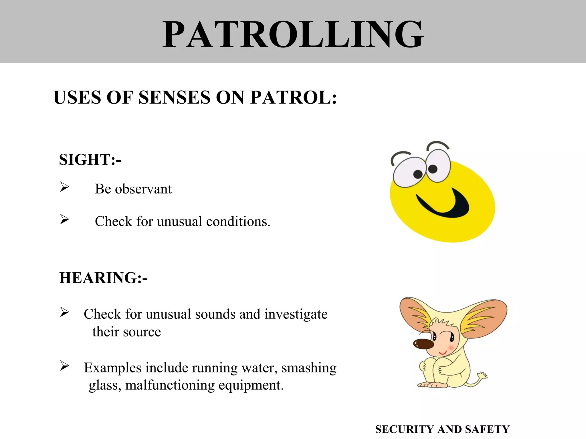 PATROLLING | PPT