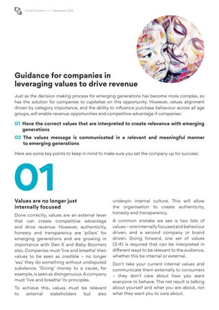 Leveraging company values to drive revenue in 2017 - White Paper | PDF