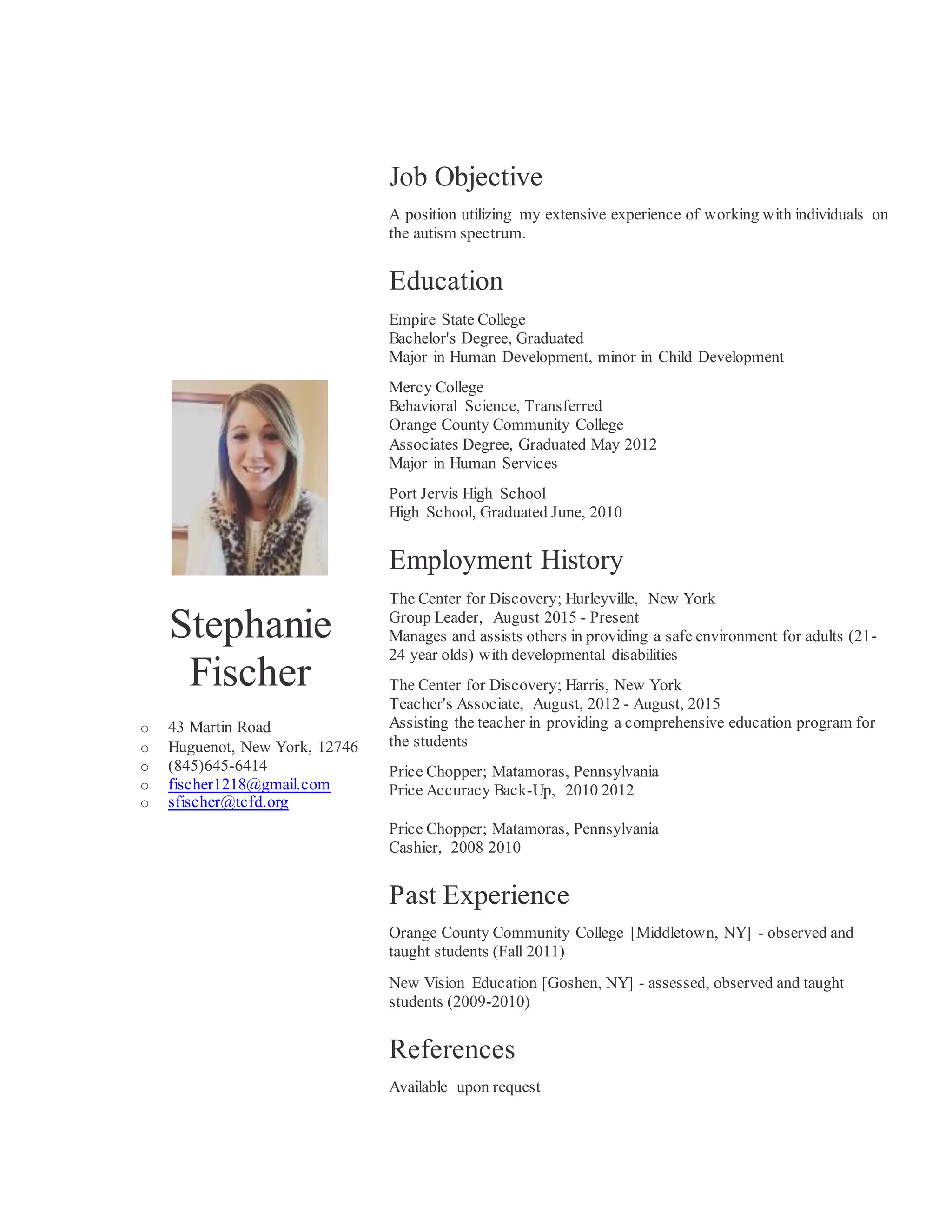Resume 2016 | PDF