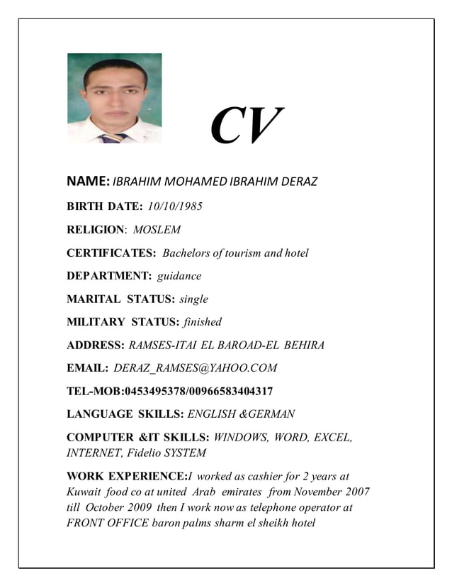 DERAZ.CV