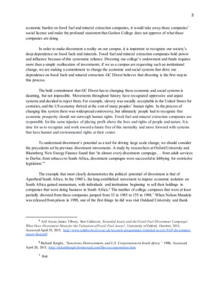 DivestmentProposalApril202015 | PDF