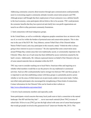 TNC ECP Report | PDF