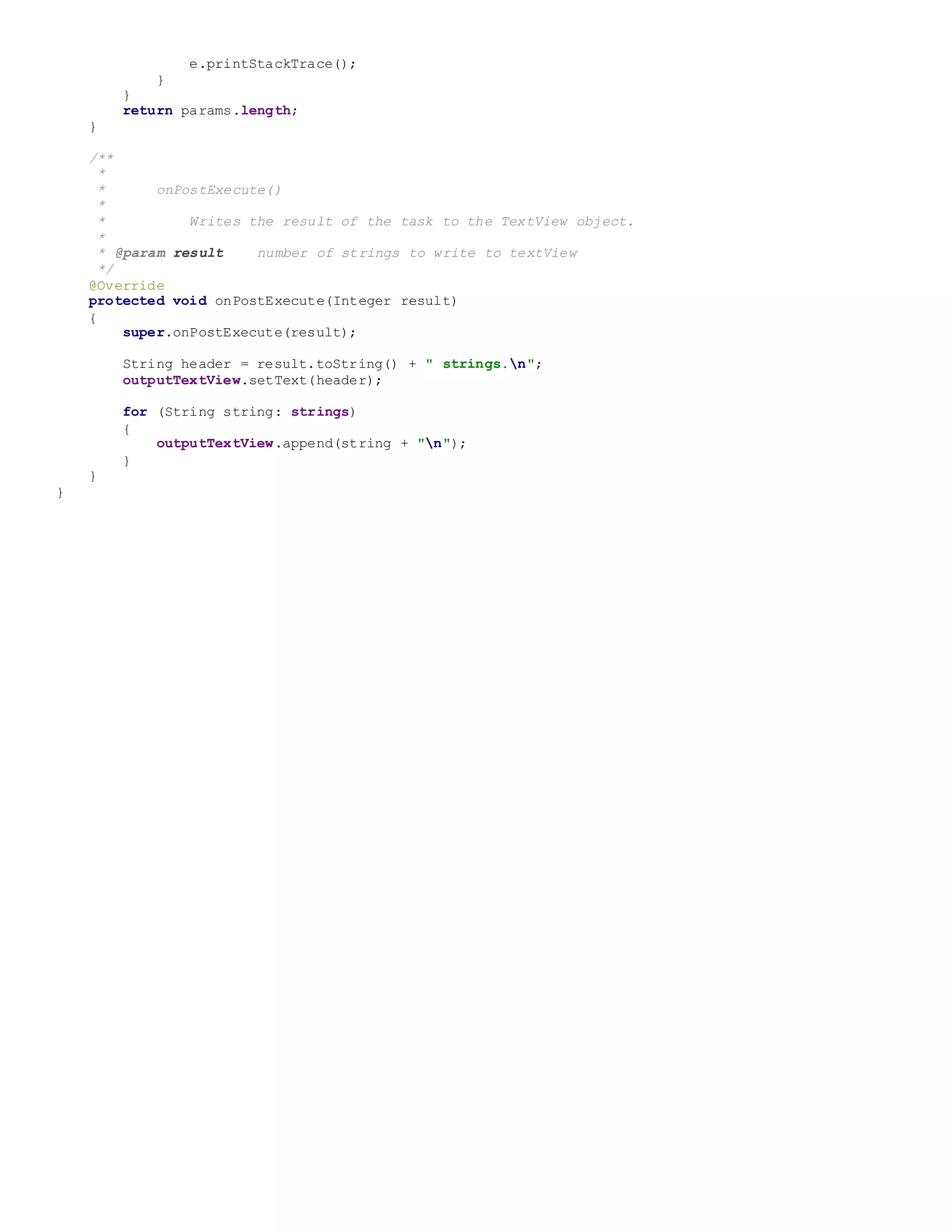 androidSample | DOCX | Programming Languages | Computing