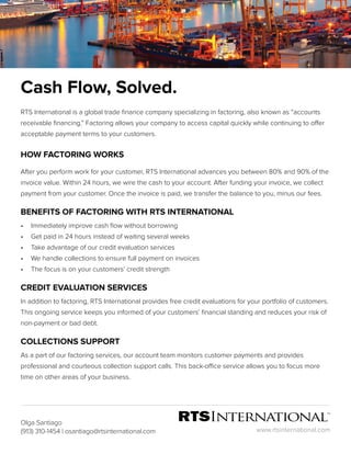 RTS International General Flyer - English | PDF