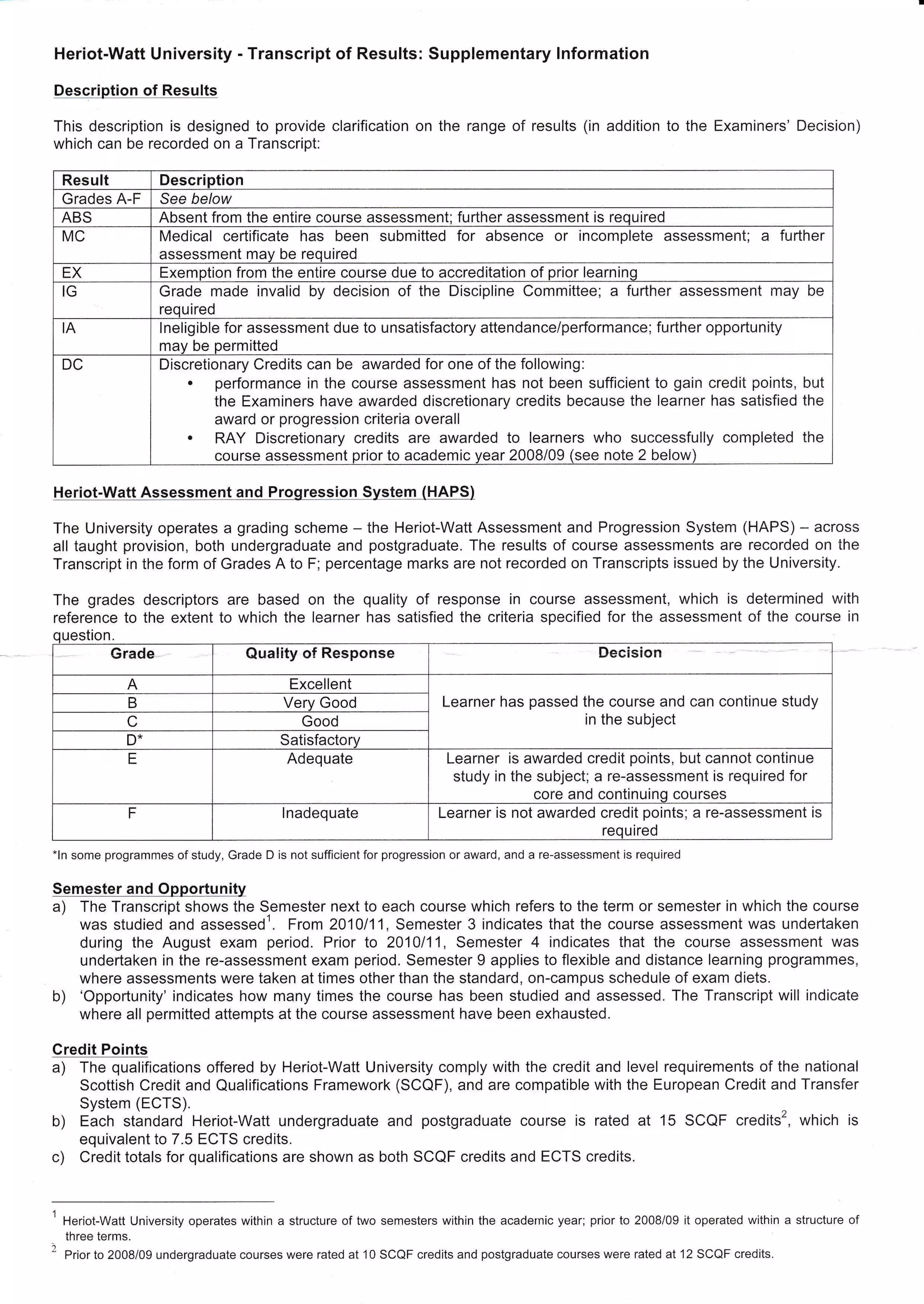 Bachelor of Business Administration Transcript for Sabelo W Nkosi ...