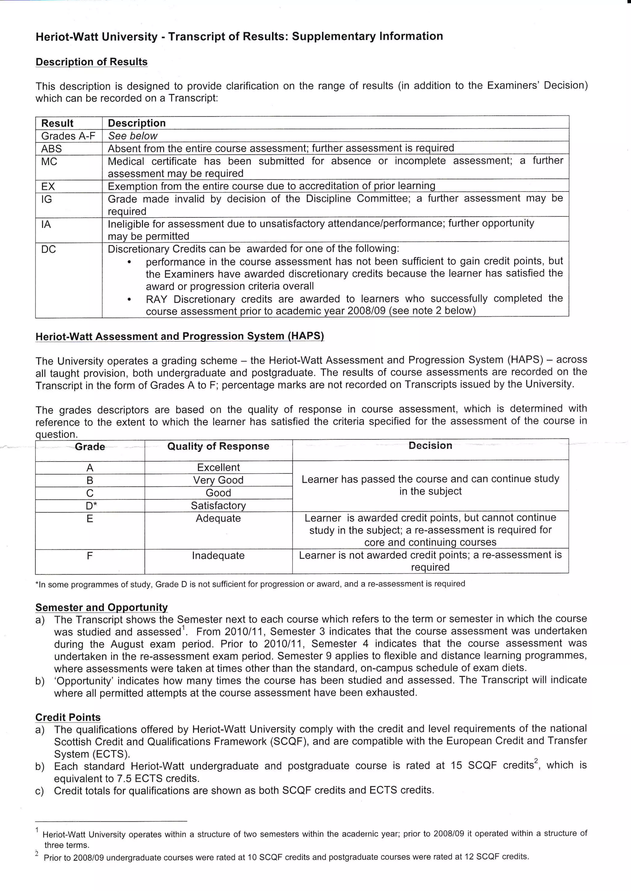 Bachelor of Business Administration Transcript for Sabelo W Nkosi ...