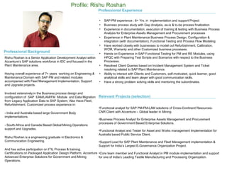 Rishu Roshan_PM_CV | PPT