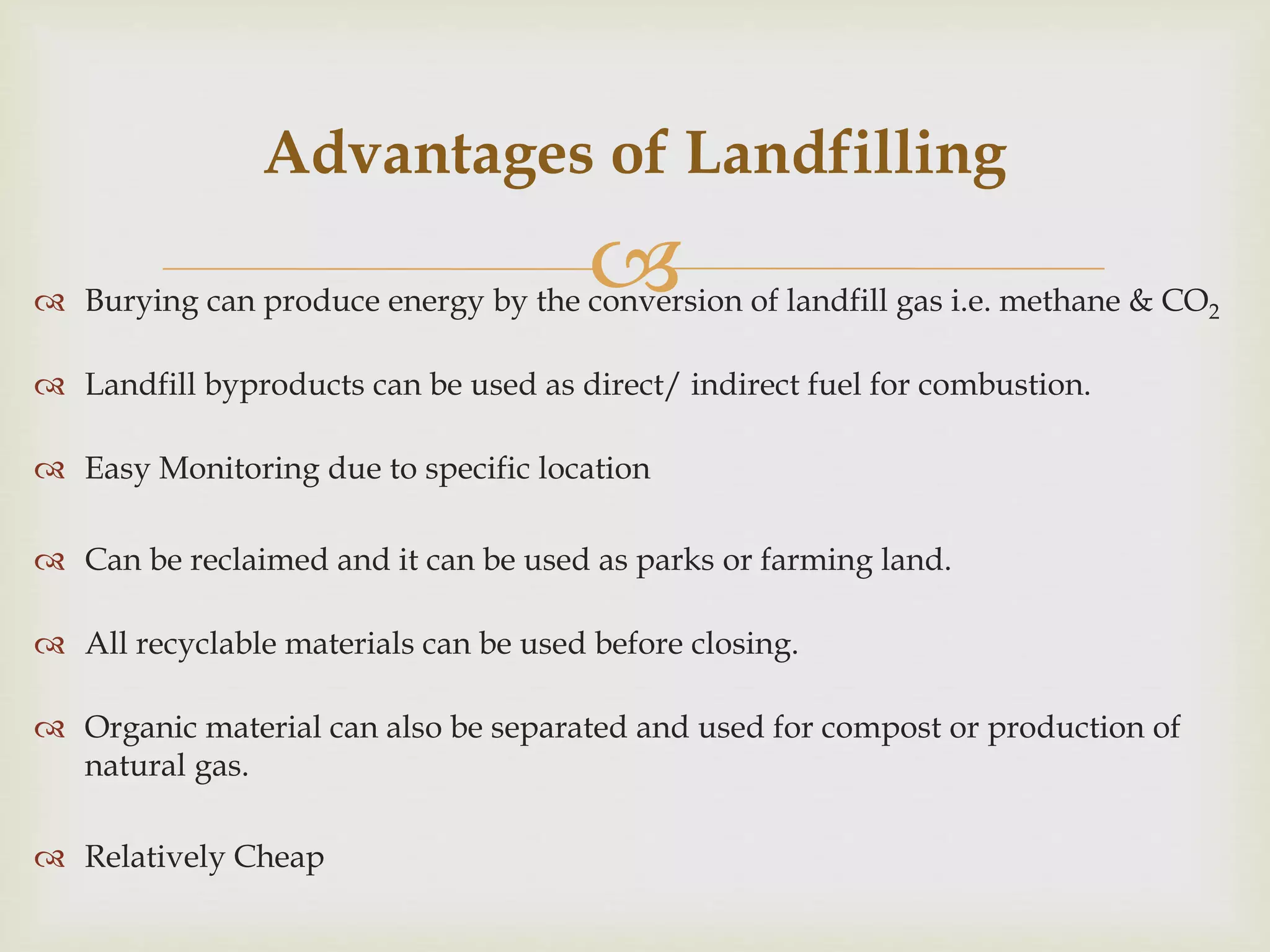 Landfill - Basics | PPTX