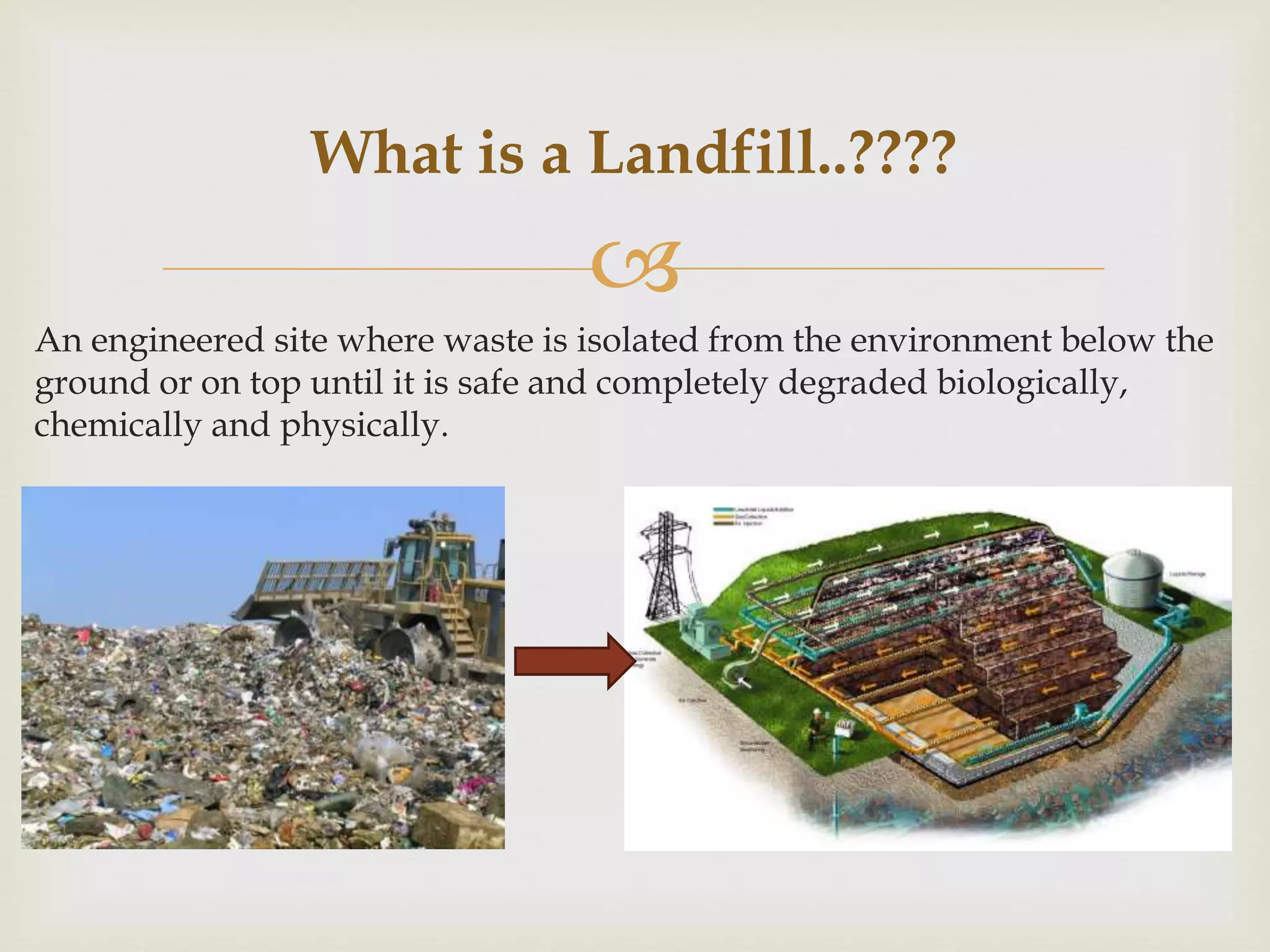 Landfill - Basics | PPTX