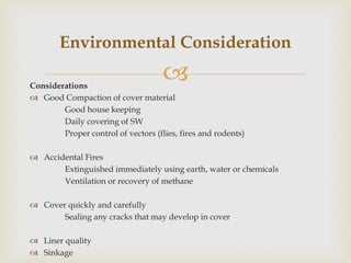 Landfill - Basics | PPTX