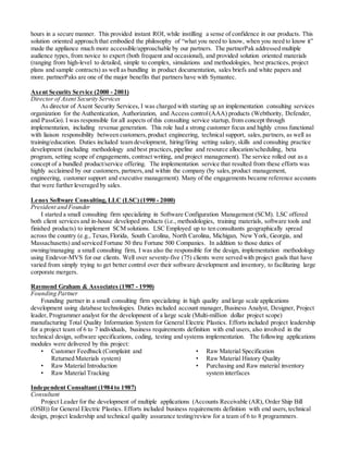 Thomas R Graham bio | DOCX