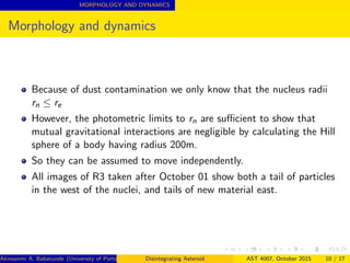 Disintegrating Asteroid | PPT