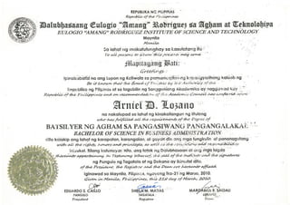 EARIST Certifcate | PDF