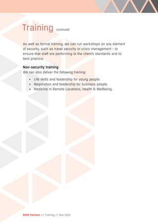Rose Partners Brochure (final) | PDF