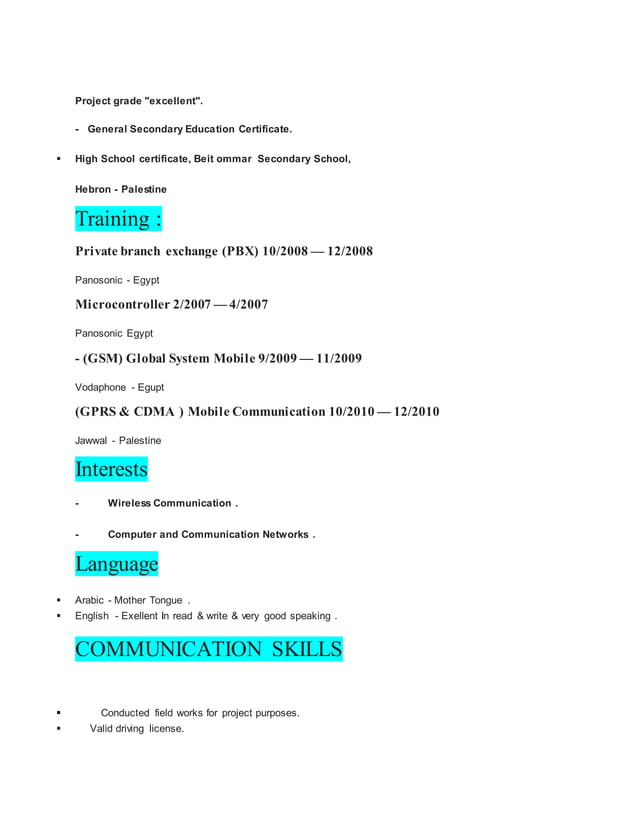 Saber Mohammed Warasnah CV | DOCX