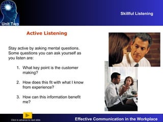 Effective communication in the workplace | PPT