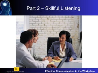 Effective communication in the workplace | PPT