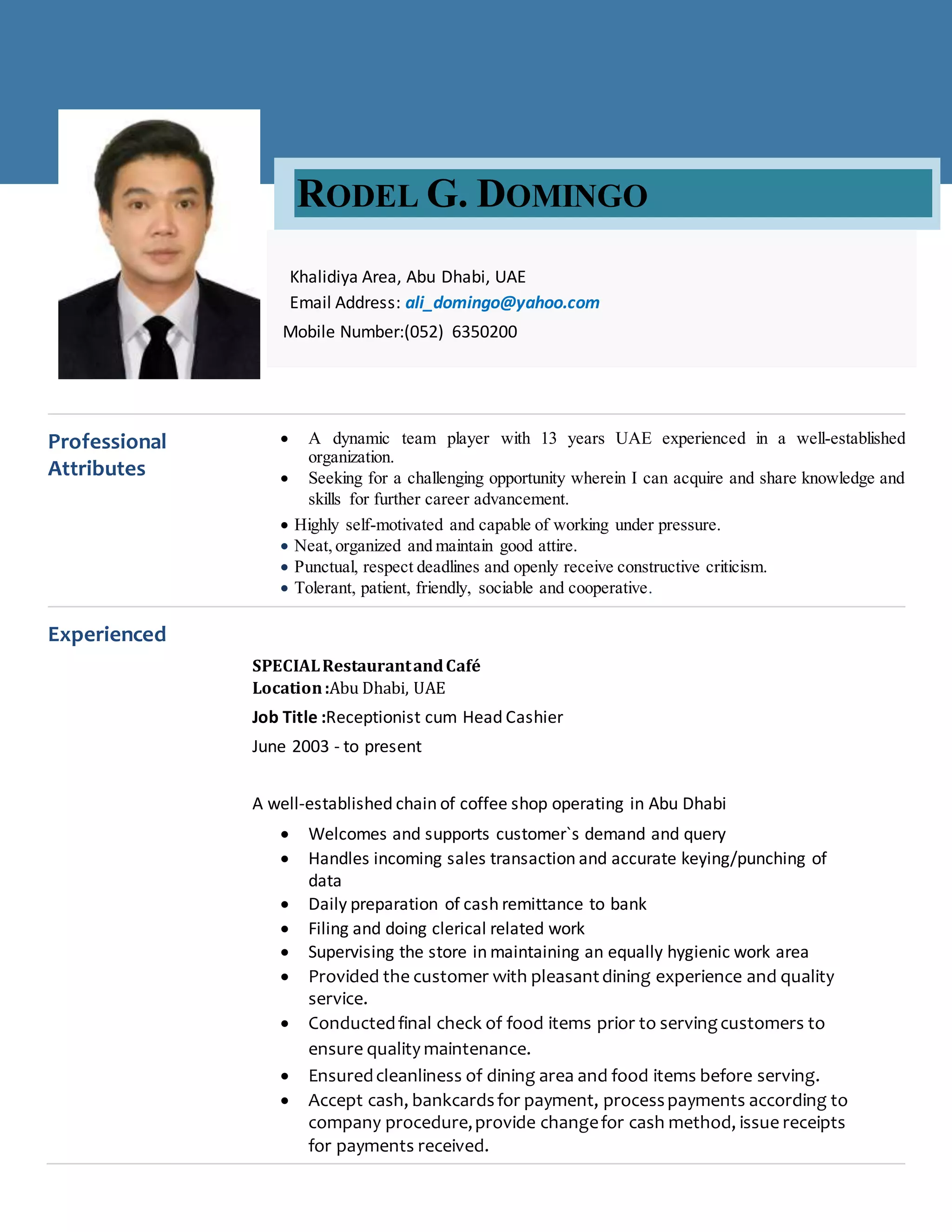 rodel cv | DOCX