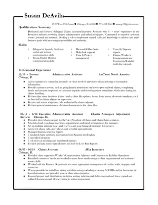 Susan DeAvila Resume | PDF