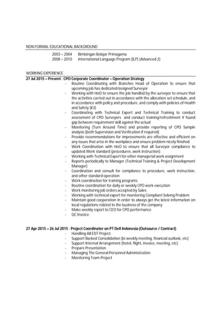 C.V. Hapsari Dwi Aryani | PDF