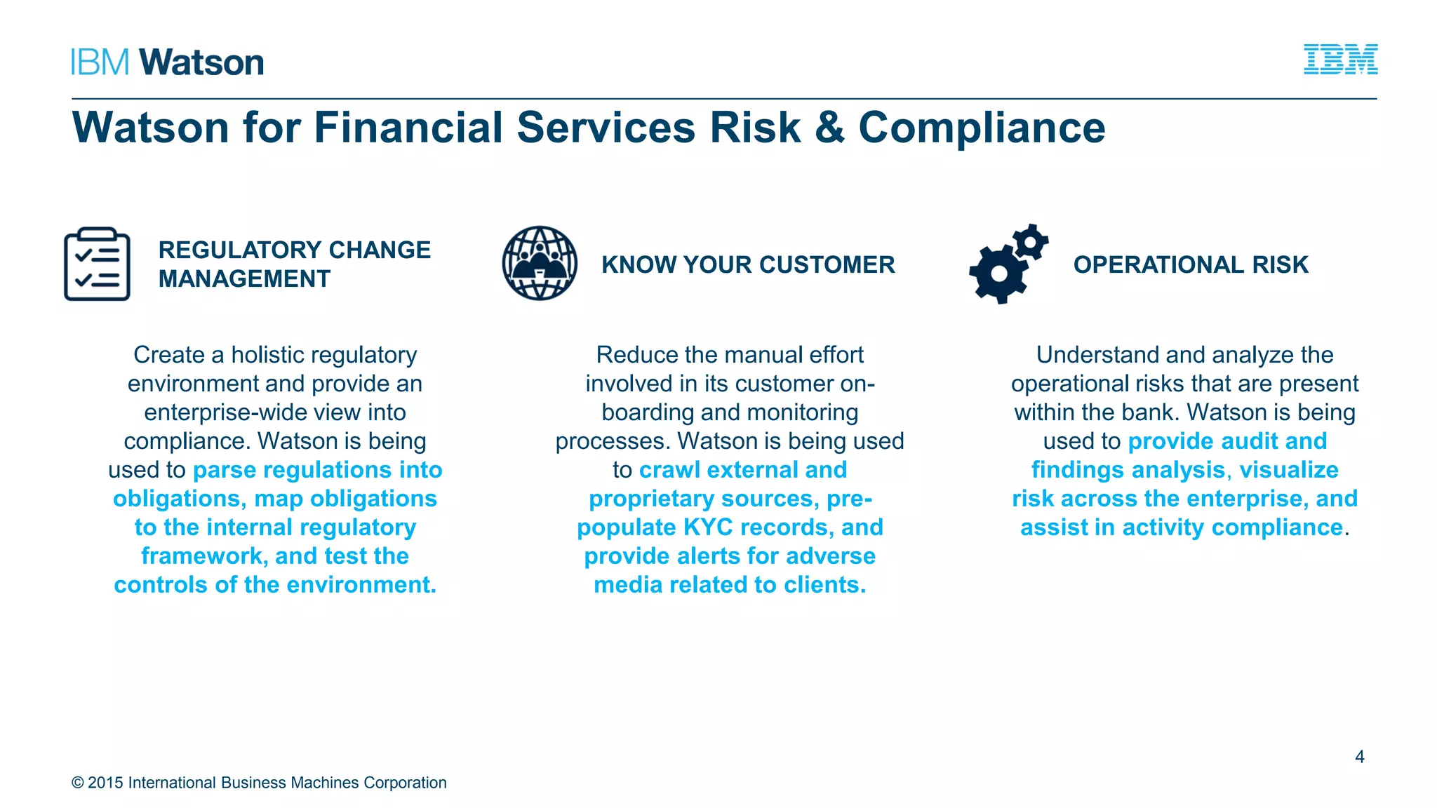 Watson for FSS Risk and Compliance_EXTERNAL | PPT