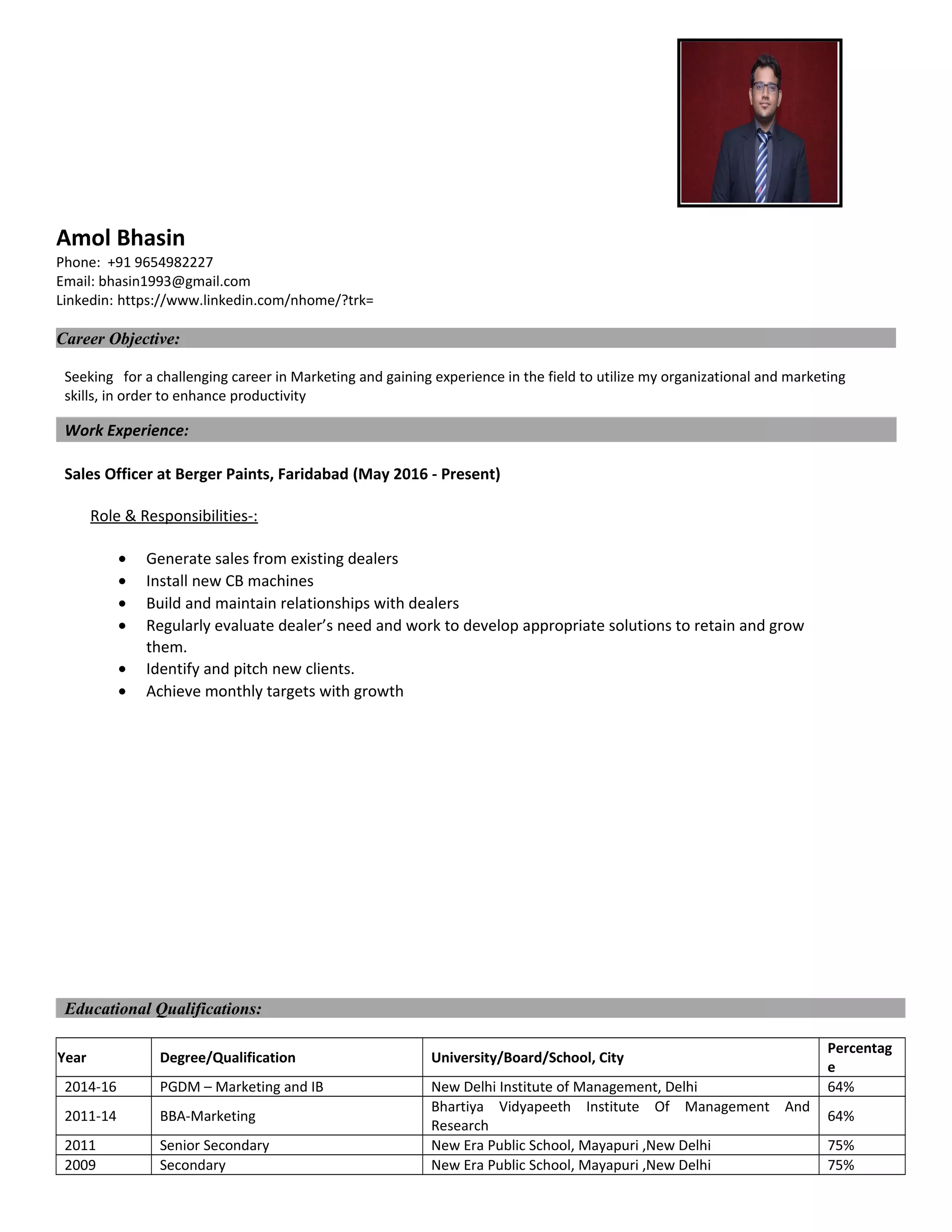 AMOL BHASIN CV M3(136) | DOC