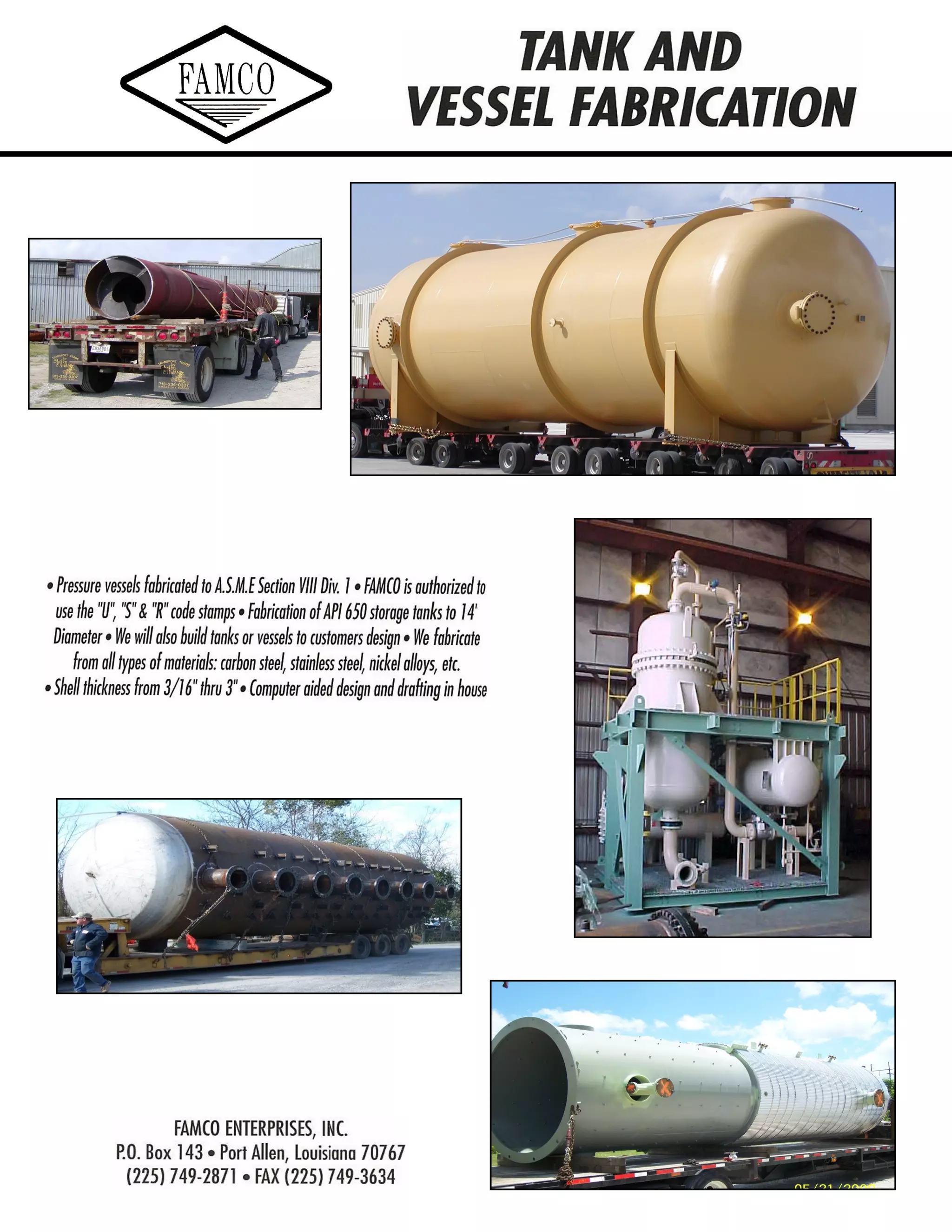 Tanks & Vessels | PDF