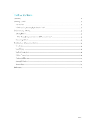 Alumni Relations Review | PDF | College Planning | College Education