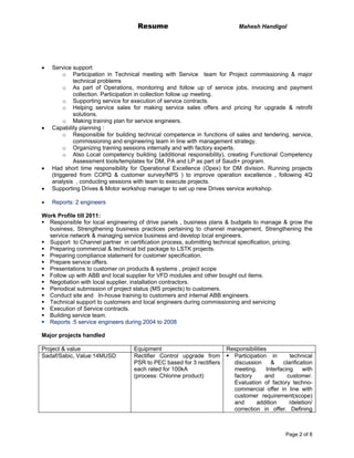 Mahesh CV updated 30th Sep 2015 | PDF