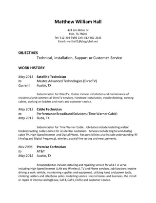RESUME2014 | DOCX | Technology & Computing