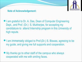 SUMMER INTERNSHIP PROJECT | PPT