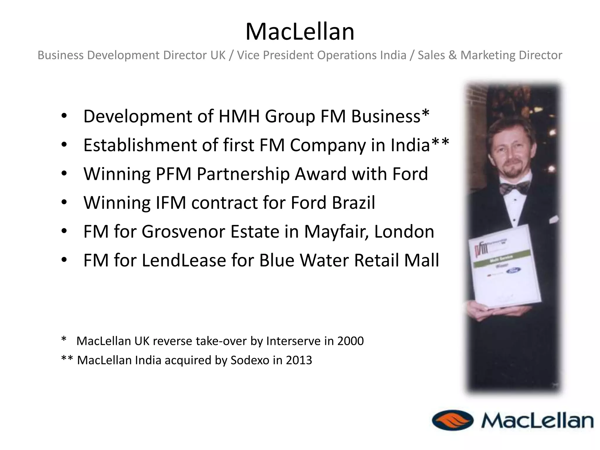 Andrew Barker - Achievements - LinkedIn Presentation | PPTX
