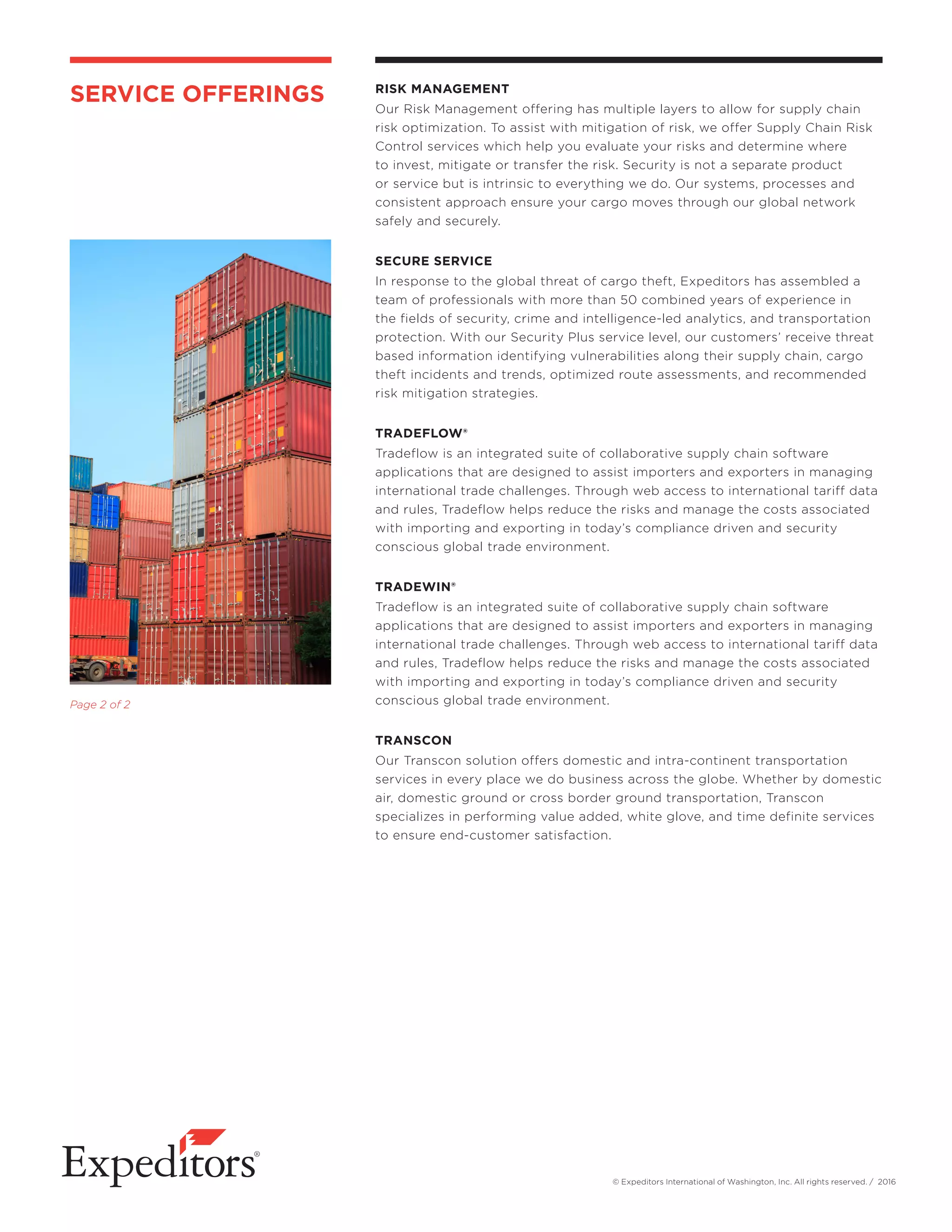 Expeditors-flyers | PDF