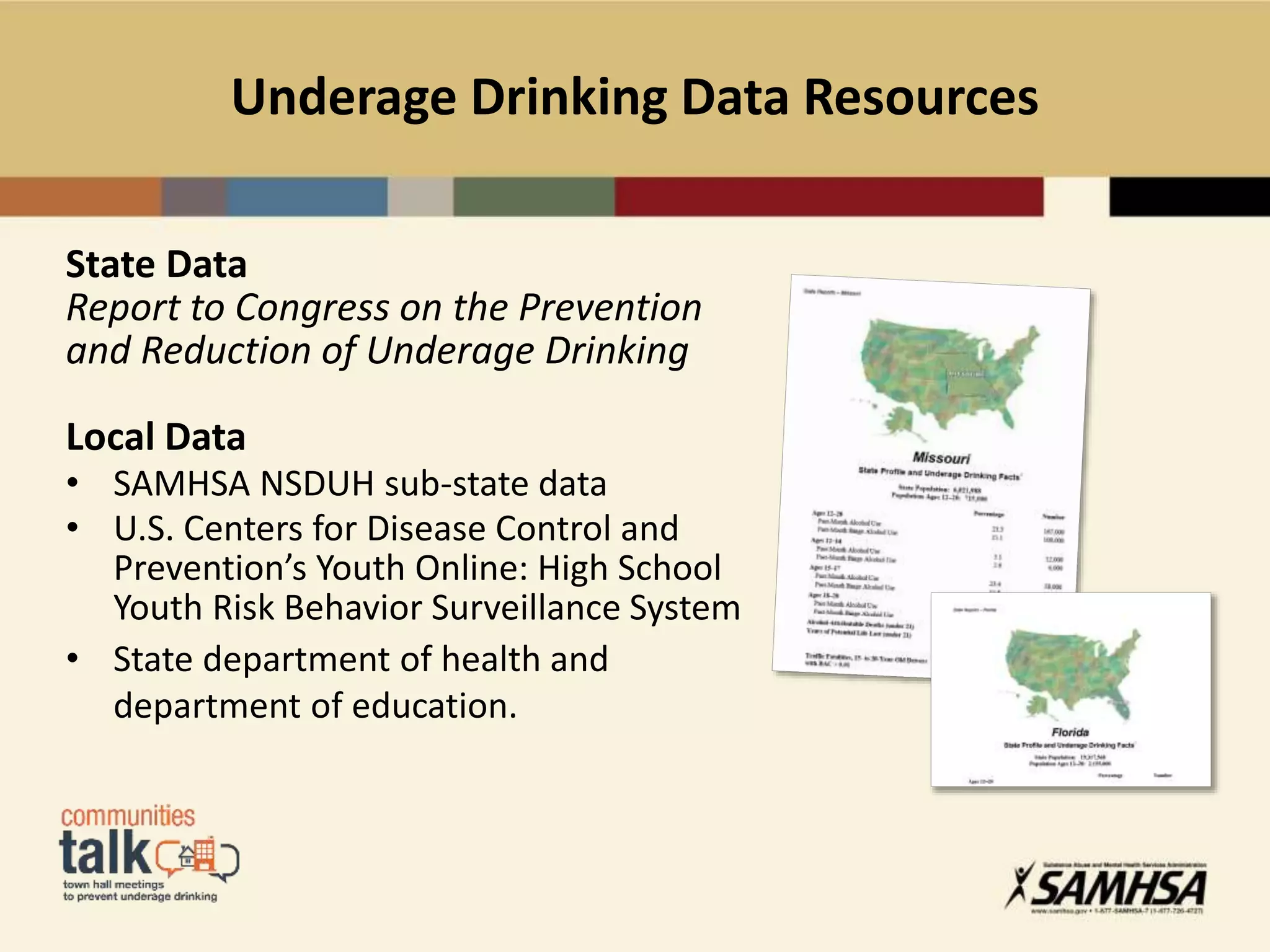 Session C3 - SAMHSA Overview Underage Drinking | PPT