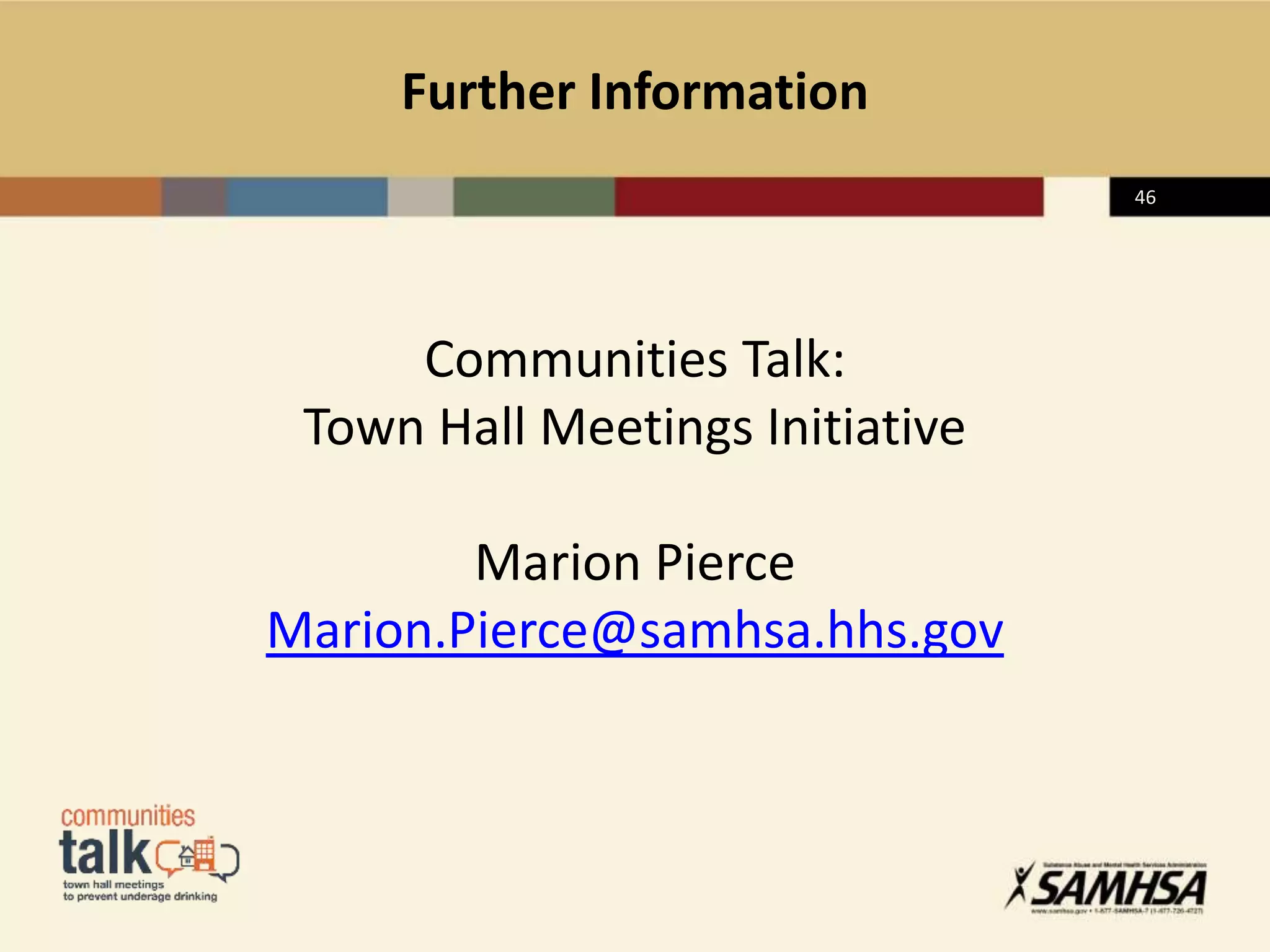 Session C3 - SAMHSA Overview Underage Drinking | PPT