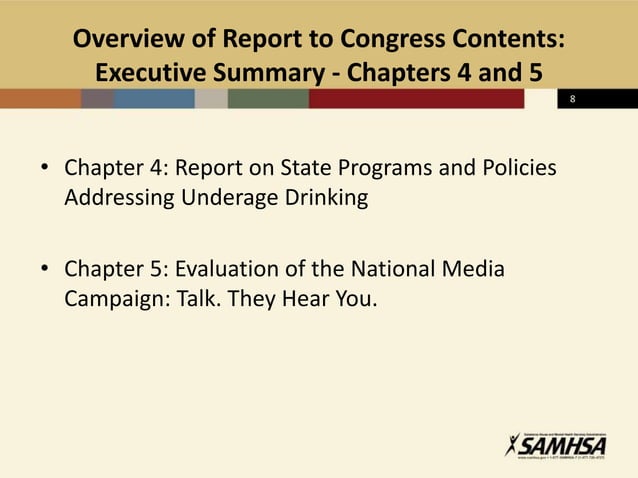 Session C3 - SAMHSA Overview Underage Drinking | PPT