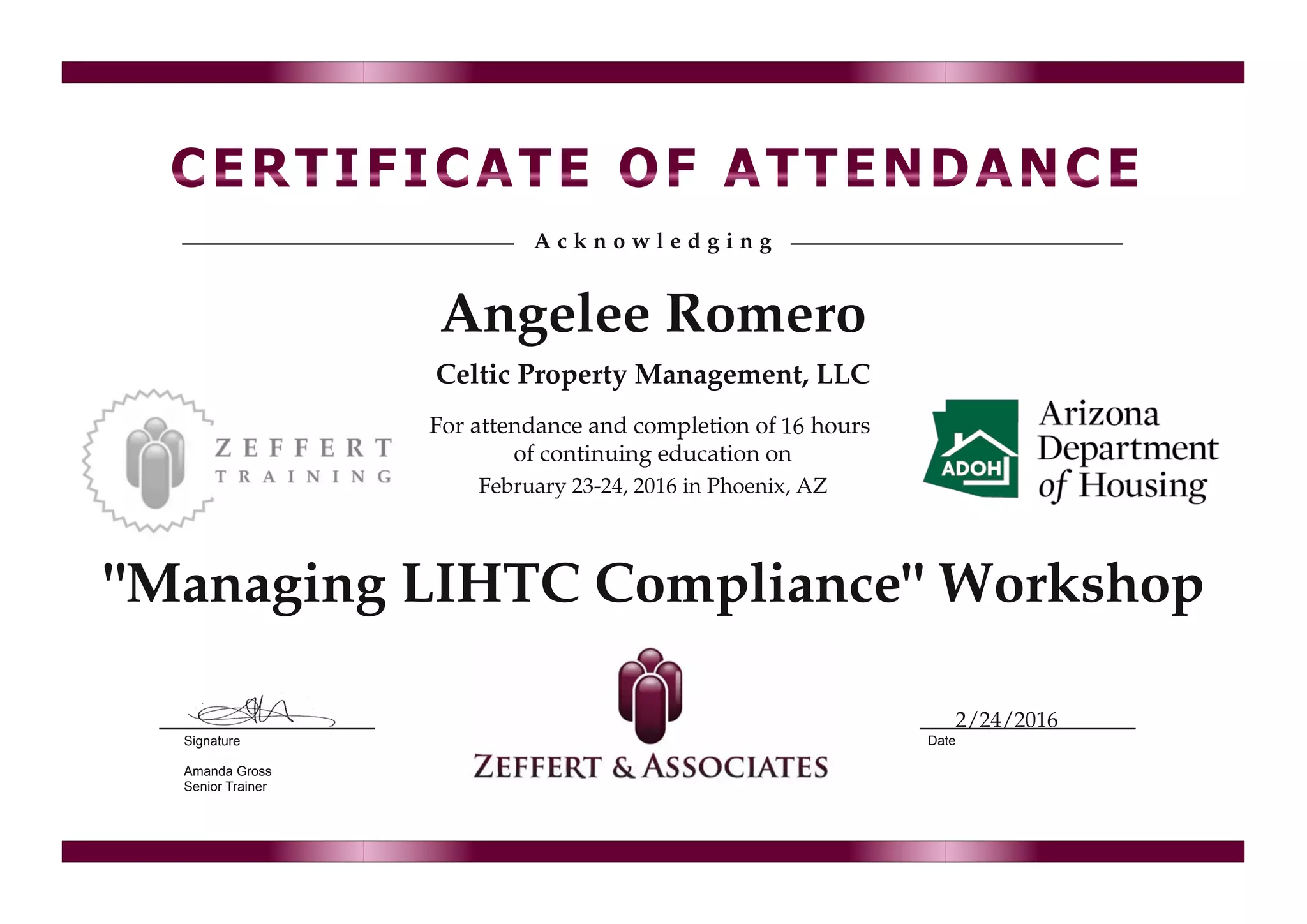 LIHTC Certificate | PPT