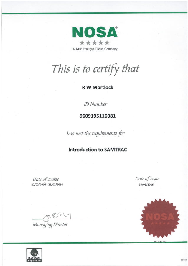 Nosa intro | PDF