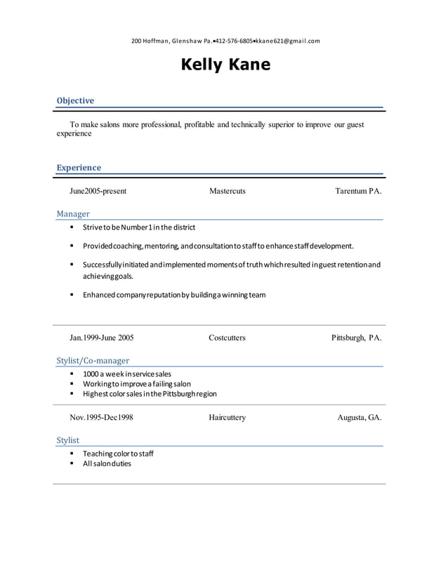New kelly Resume | DOCX