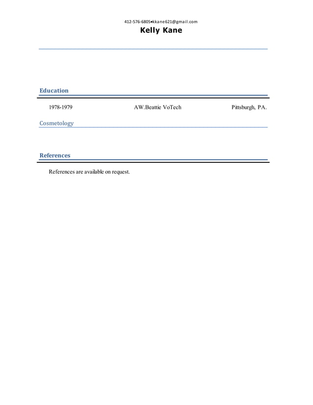 New kelly Resume | DOCX