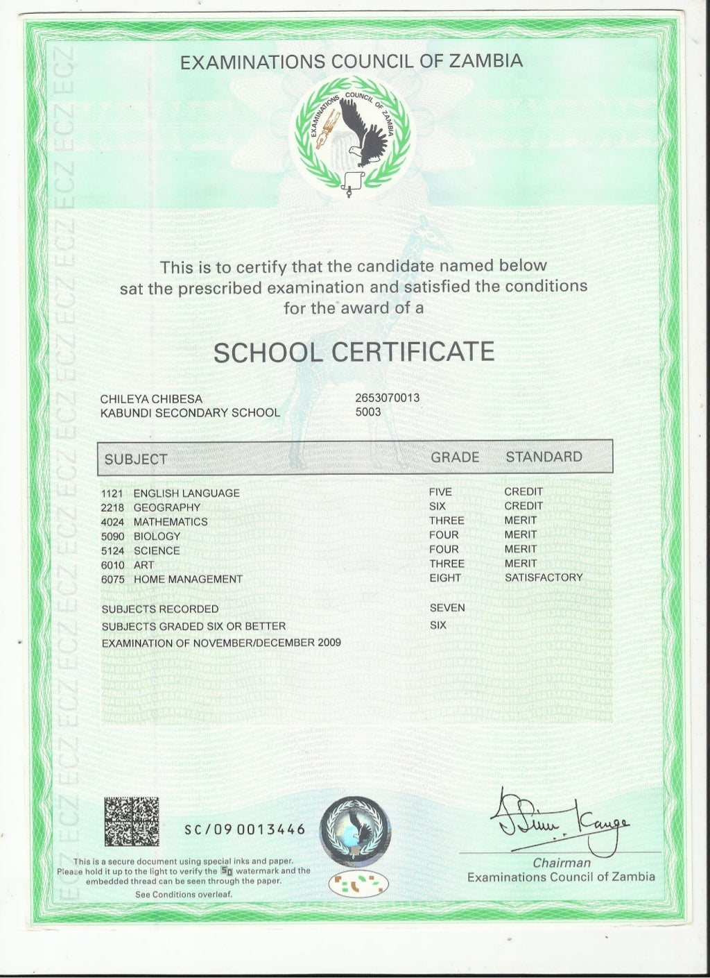 GRADE 12 CERTIFICATE grade-12-certificate
