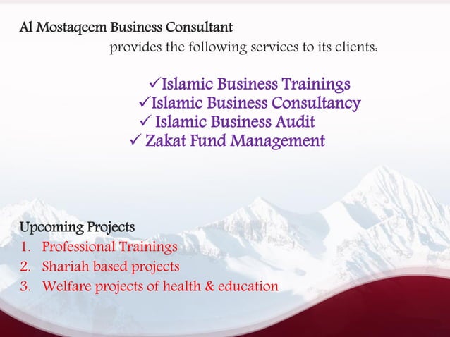 Profile Al Mostaqeem | PPT