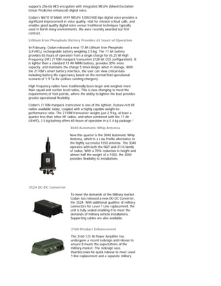 Codan Newsletter July 2010 | PDF