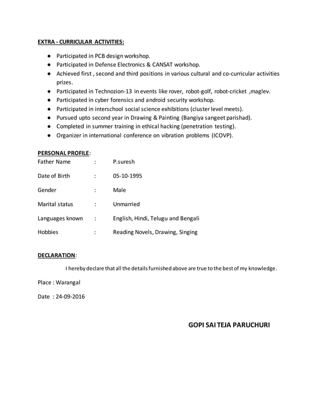 gopi Resume | PDF