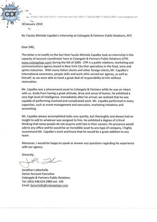 CPR Letter (Capalbo) | PDF