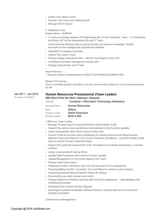 Sharon Felix Resume | PDF