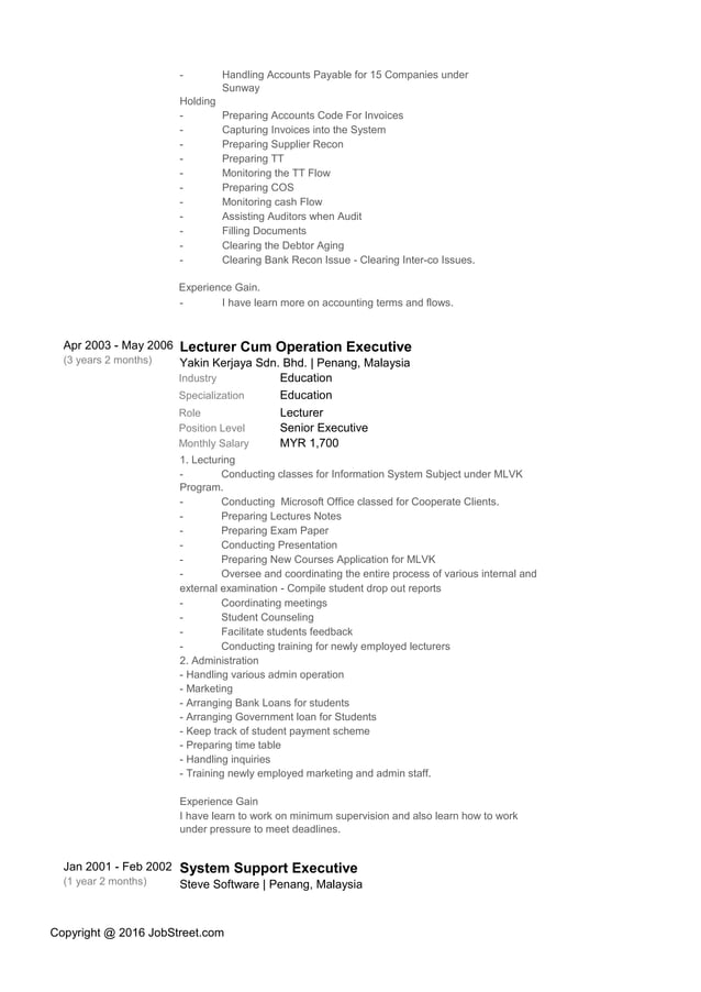 Sharon Felix Resume | PDF