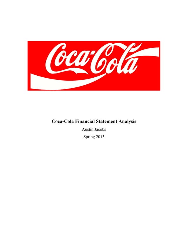 Coca-Cola Financial Analysis | PDF | Business Accounting & Finance ...