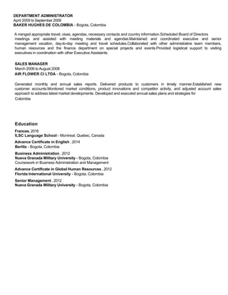 Alejadra Monard Resume | PDF